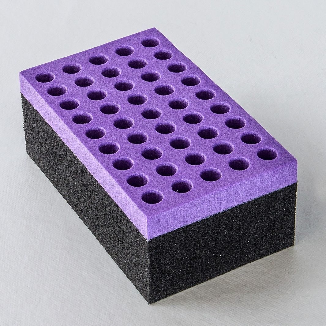 Test tube laboratory rack - PP 13 S - M.&G. INTL srl - polypropylene