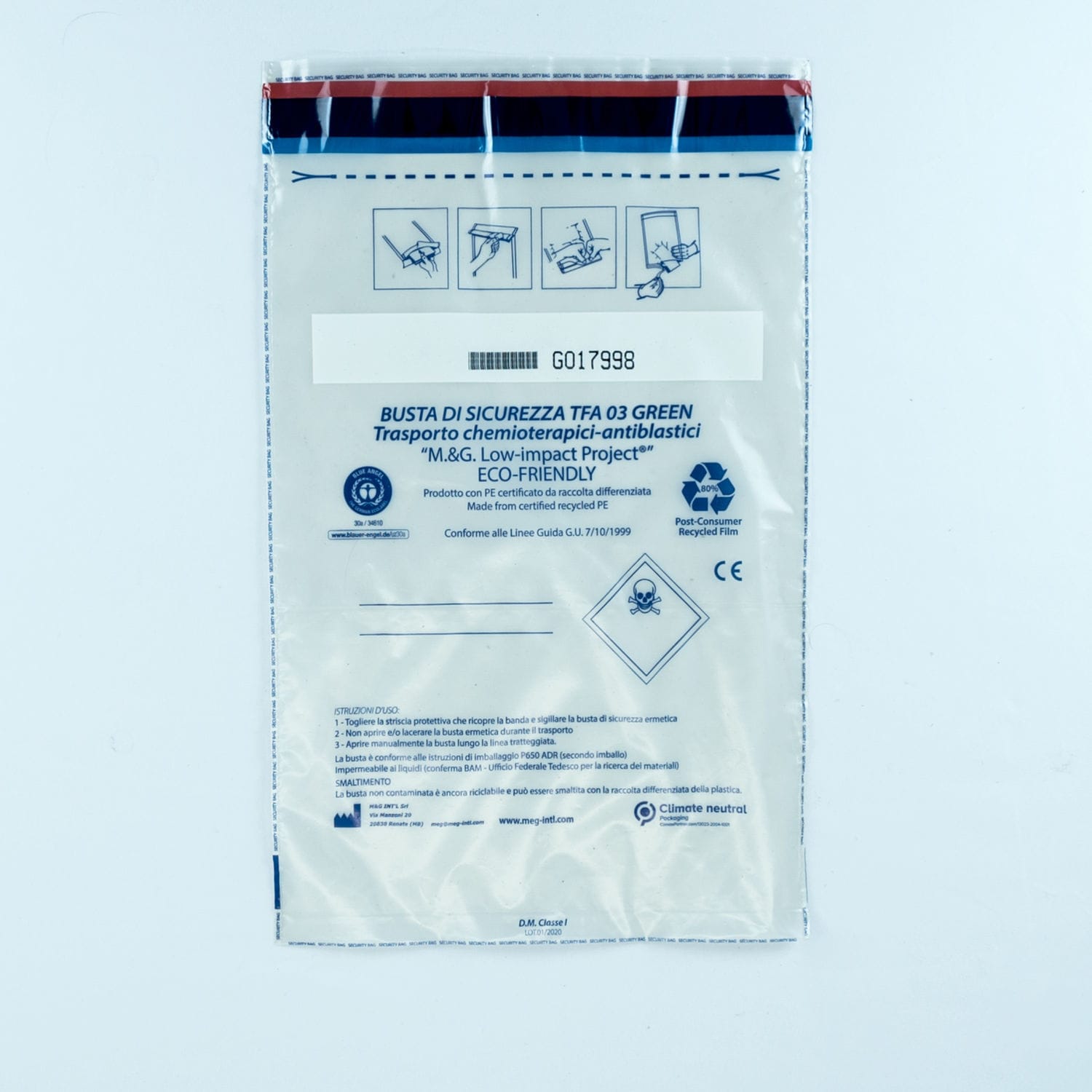 Pharmaceutical product packaging pouch - TFA series - M.&G. INTL srl ...