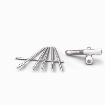 Orthopedic burr - novastep - stainless steel / conical