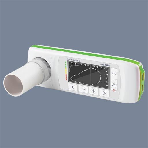 Smartphone-based spirometer - SPIROBANK II - JFB International - hand-held / with USB connection