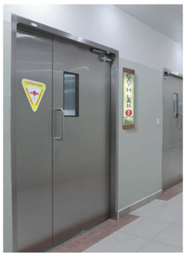 Radiation protection door - SLD 100PL - AMENSCO MEDICAL TECHNOLOGIES ...