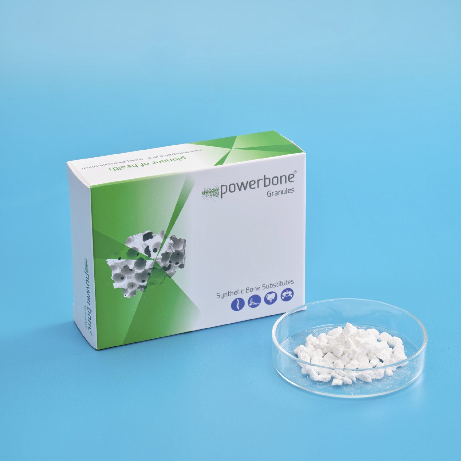 Synthetic bone substitute - PGB05001005HA - Bonegraft Biomaterials ...