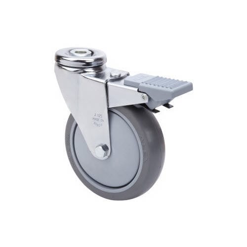 Stretcher wheel - PU 2-1217 - Alex Ruedas - for hospital bed / for ...
