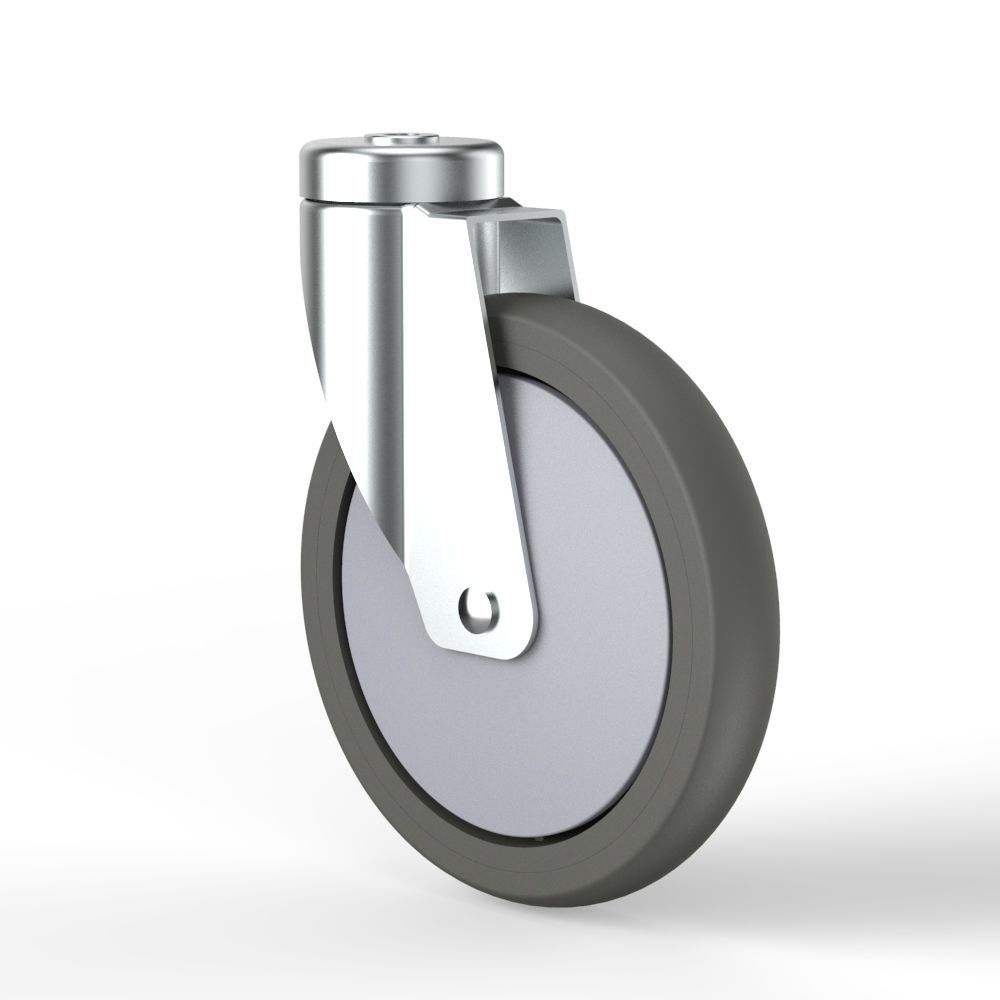Stretcher wheel - 8TPEPB2GB - TKS Casters - swiveling
