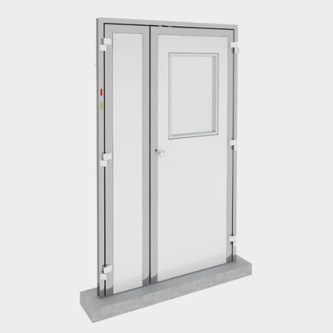 Hospital door - Termovent Komerc doo Beograd - for clean rooms / swing