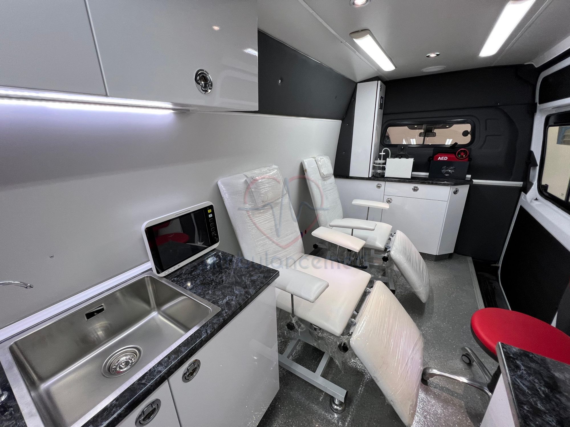 Blood donation mobile health vehicle - AmbulanceMed - truck / container ...