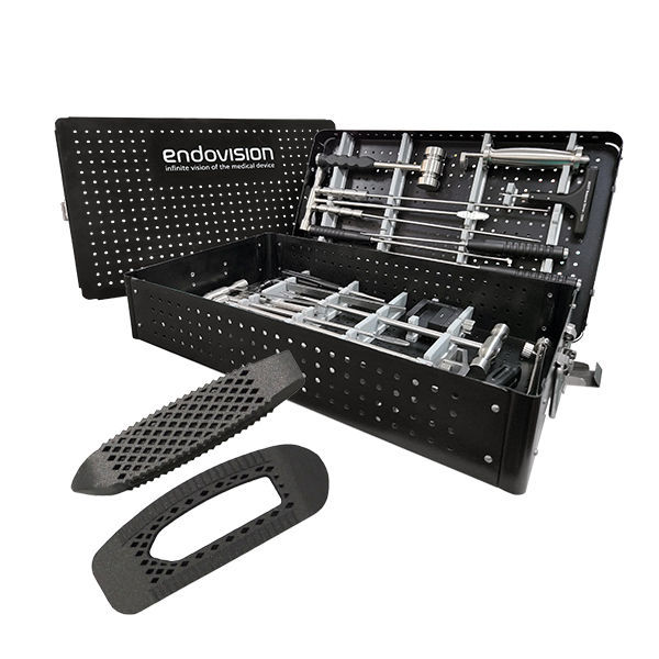 Spinal osteosynthesis surgery instrument kit - 3DXT - Endovision