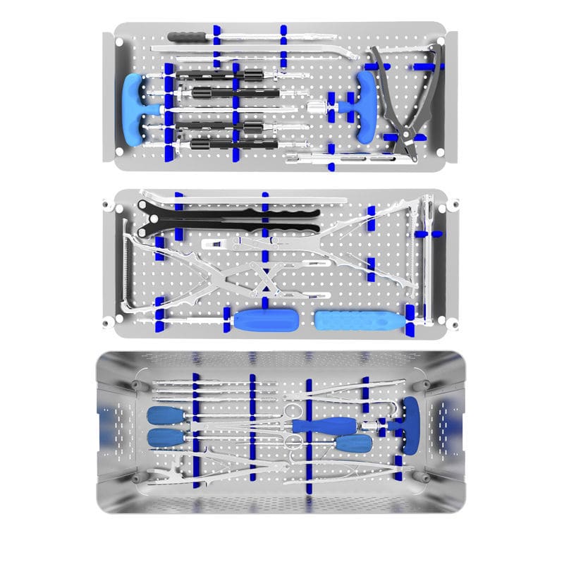 Spinal osteosynthesis surgery instrument kit - HankilTech Medical