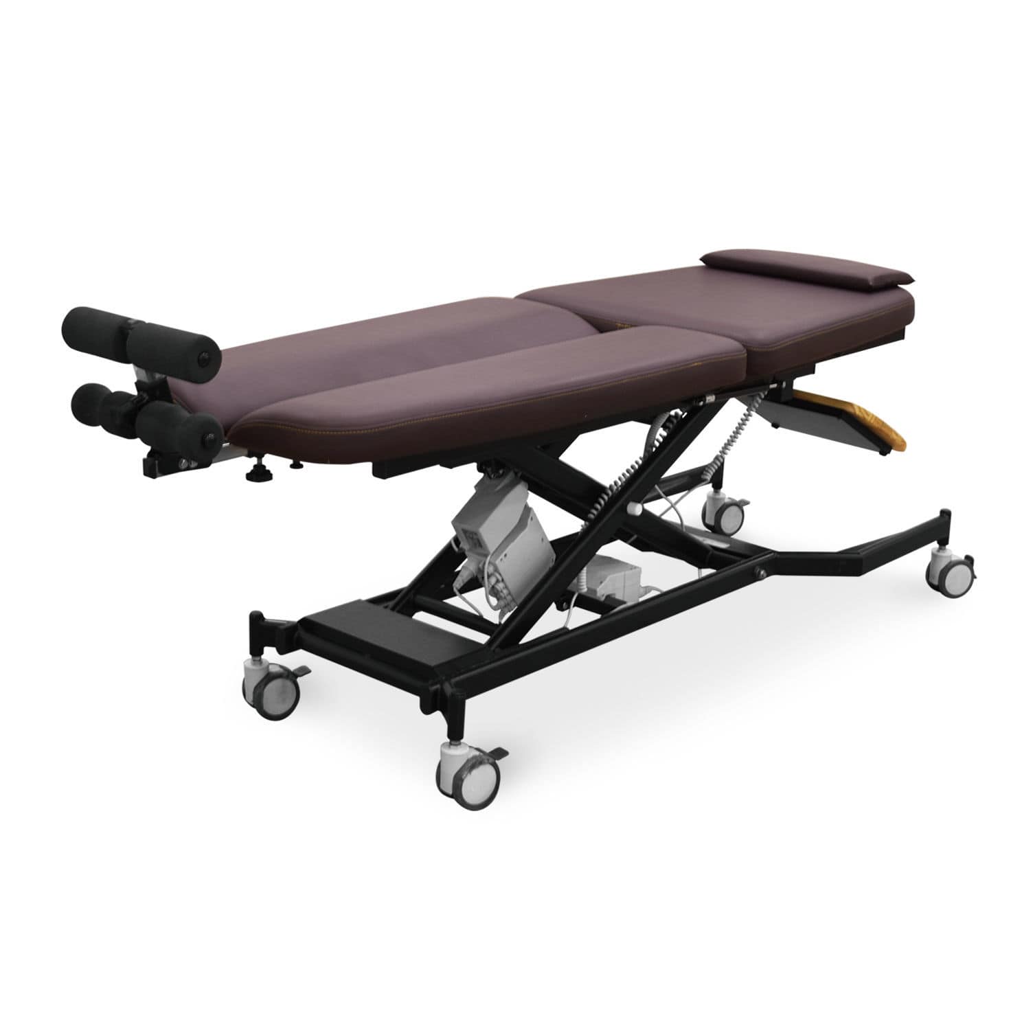 Electric chiropractic table - Young Il M - on casters / with adjustable ...