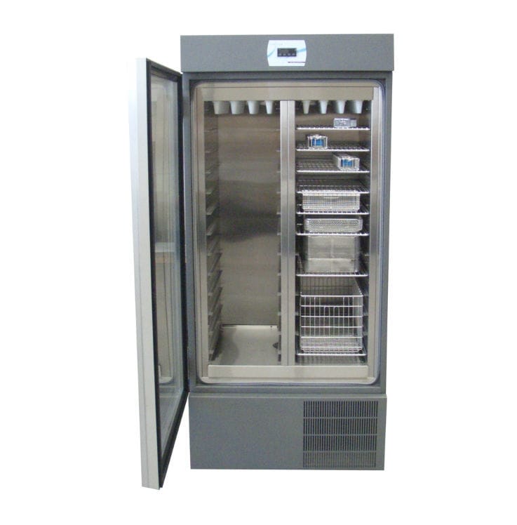 Drying cabinet - DM Series - Steridium - laboratory / with shelf / 2-door
