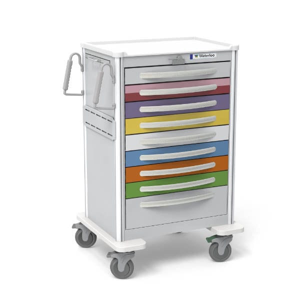 Pediatric trolley - DSI - emergency / for general purposes / aluminum