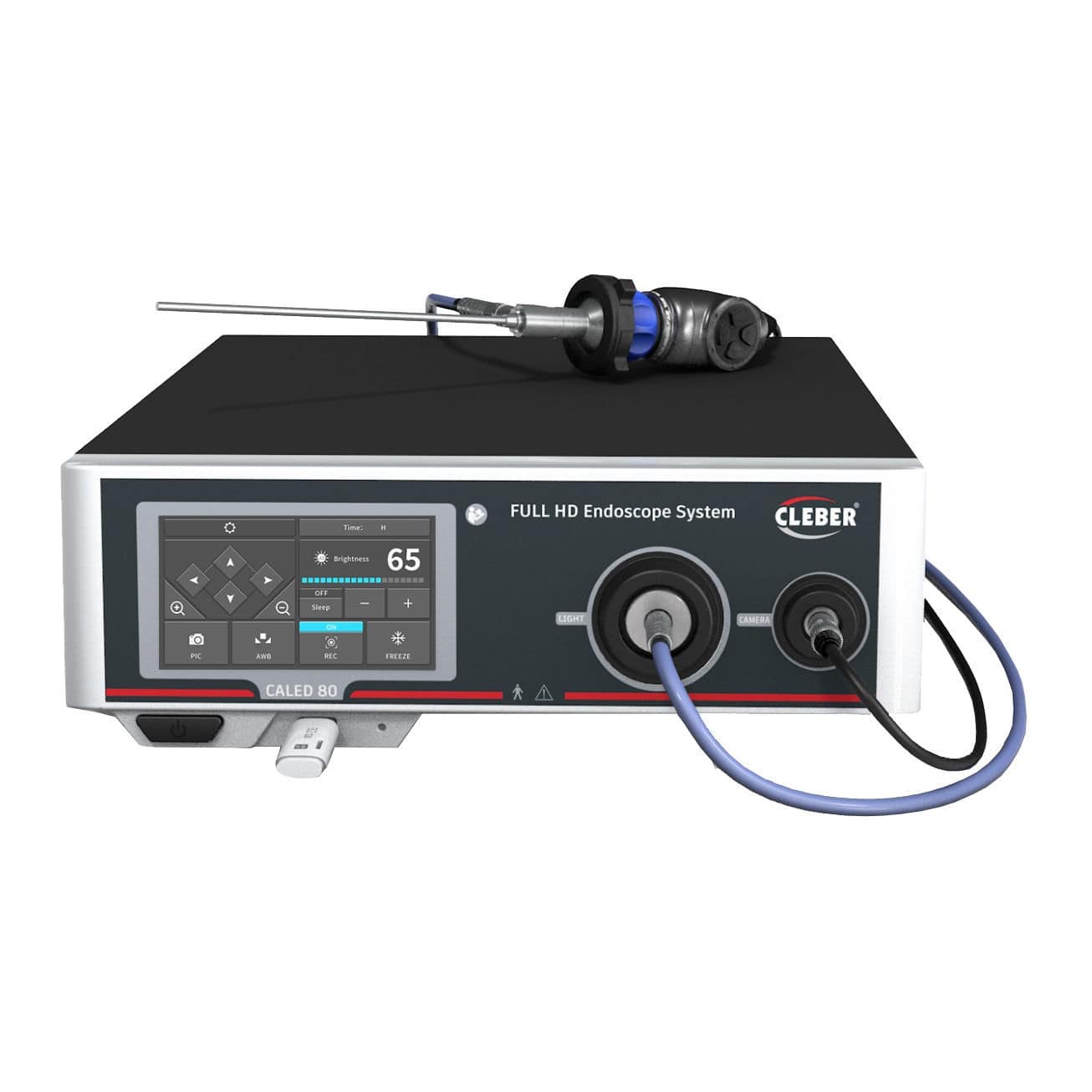 Endoscopic camera - CALED 80 - Clebermed - digital / full HD / CMOS