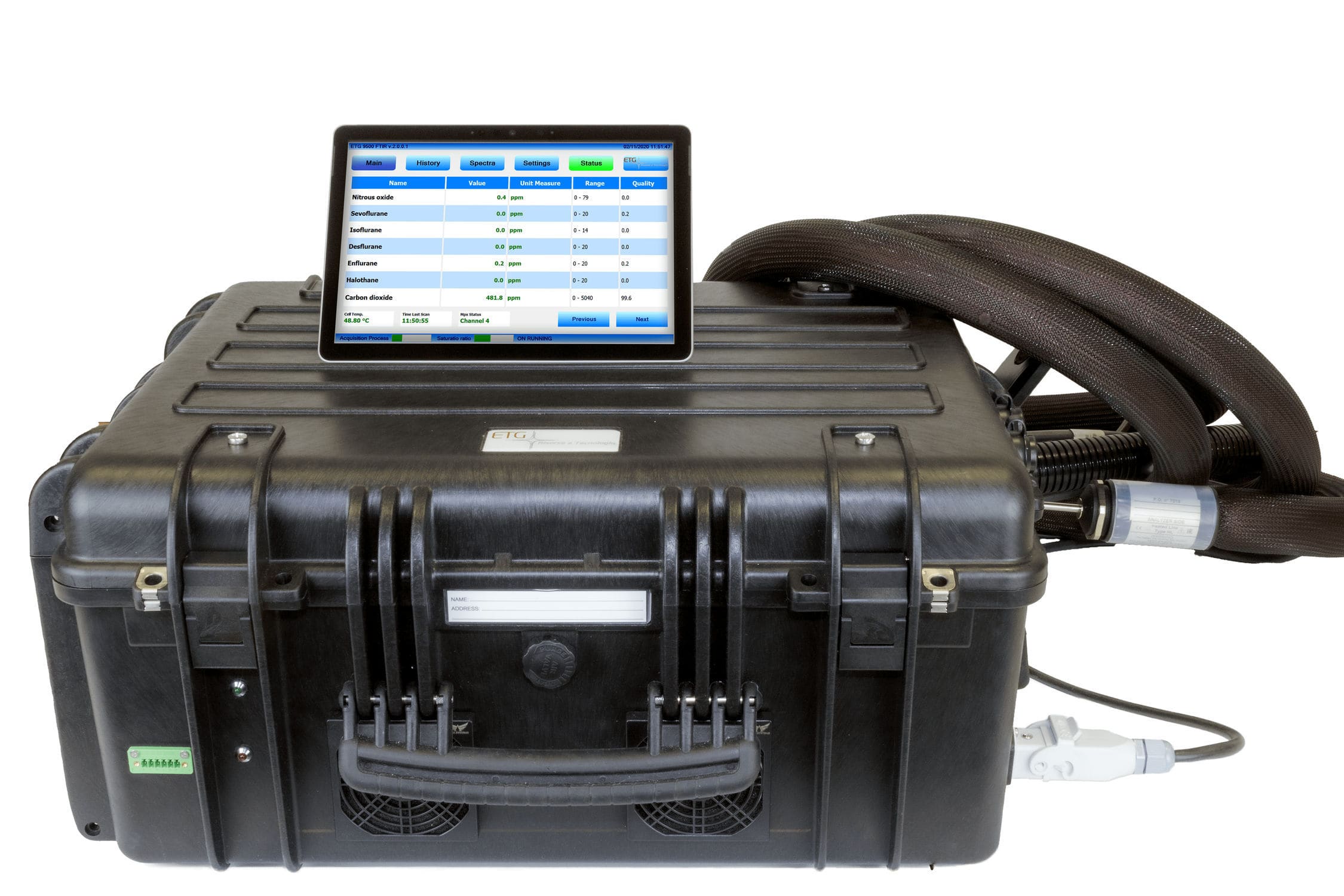 Humidity analyzer - ETG 9500 FTIR P - ETG Risorse e Tecnologia ...