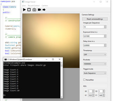 Control software - pco.cpp - PCO AG - acquisition / medical / Windows