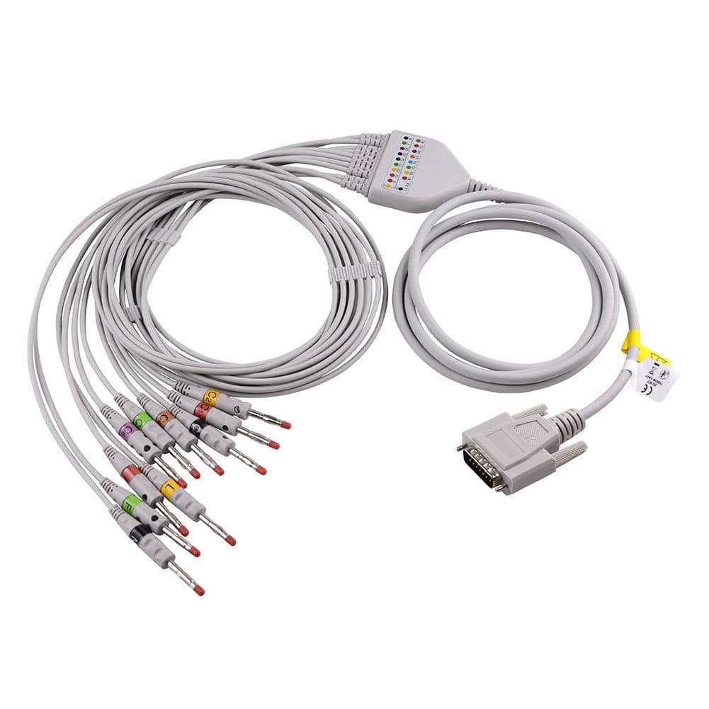 Schiller ECG cable - OEM-Part-012-0700-00 7517,7514, 7705,7706 - Med ...