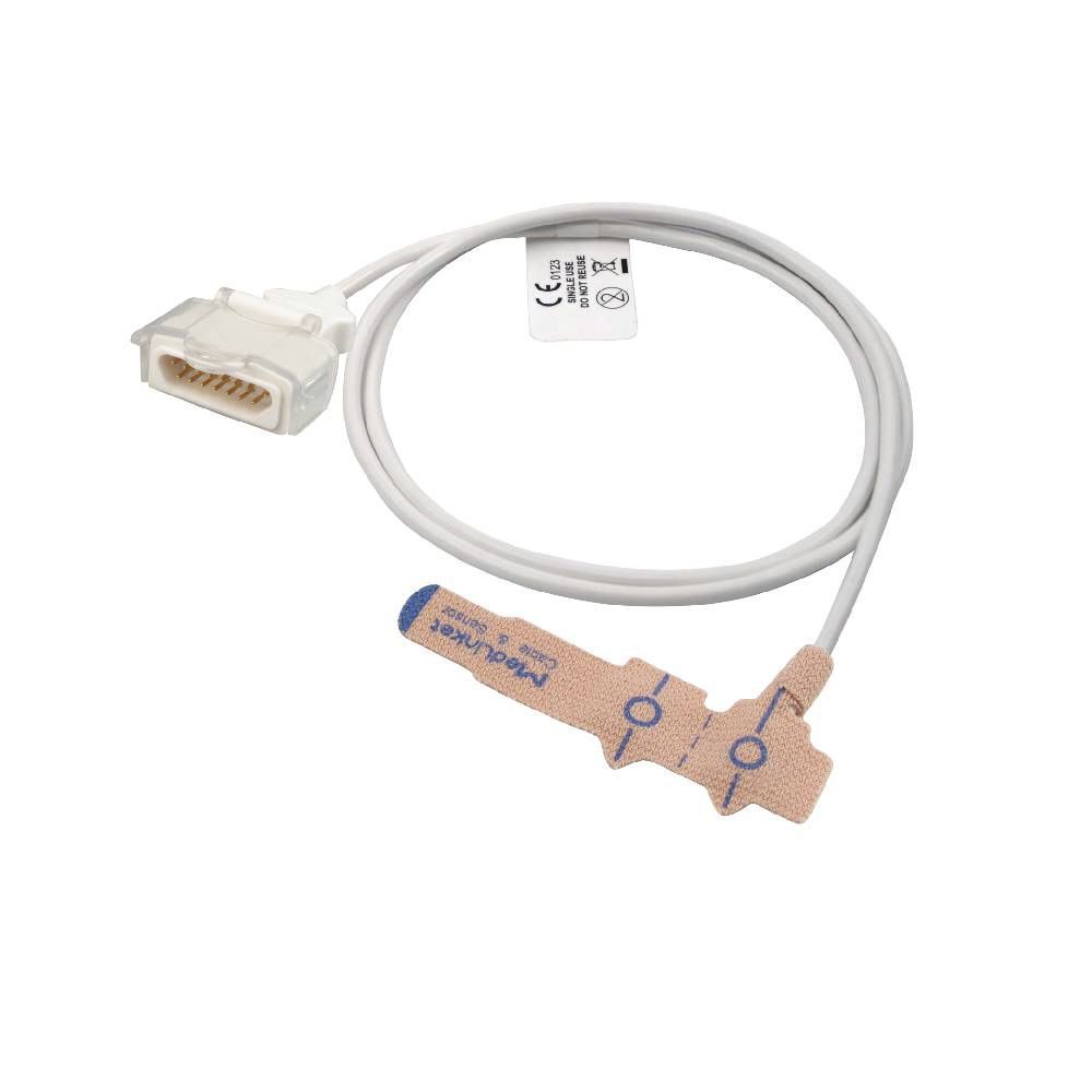 Toe SpO2 sensor - 601315402 - Med-link Electronics Tech - infant ...