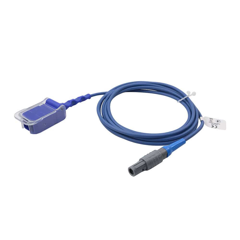 Fingertip SpO2 adapter cable - S0 series - Med-link Electronics Tech
