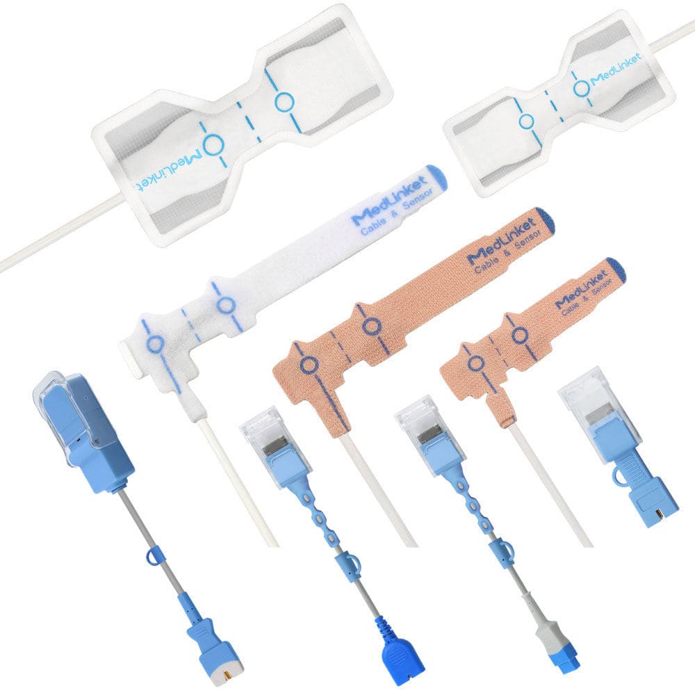 Fingertip SpO2 sensor - 605481632 - Med-link Electronics Tech - toe ...