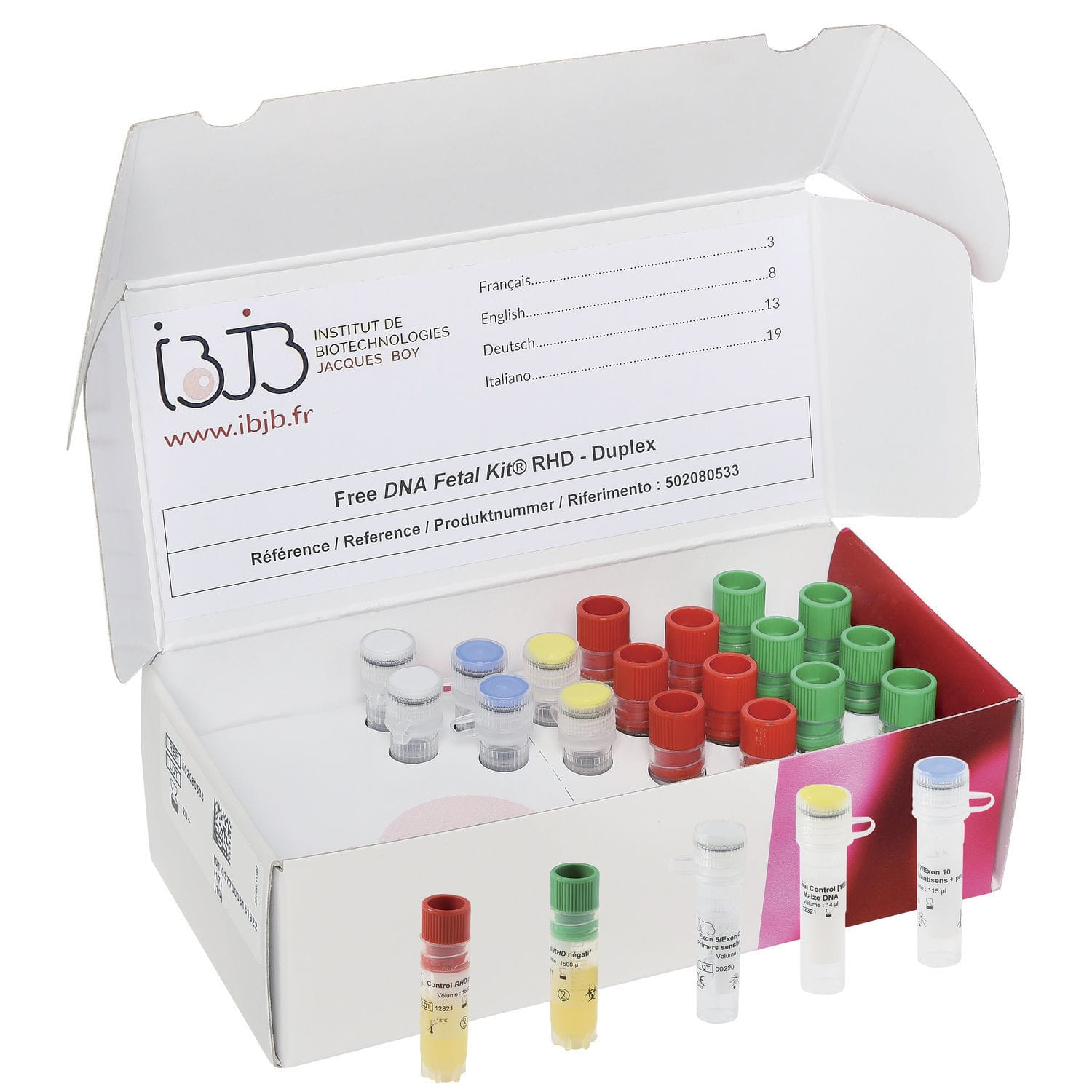 Genotyping test kit - FREE DNA FETAL RHD - Institut de Biotechnologies ...