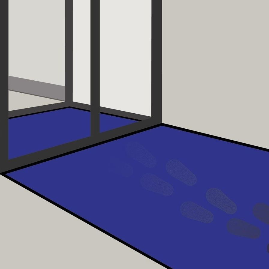 Anti-slip fall protection mat - DASTMAT-100 - Dastex - washable