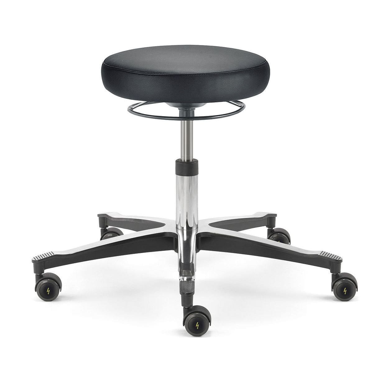 Clean room stool - 20751-19851 - Dastex - height-adjustable / swivel ...