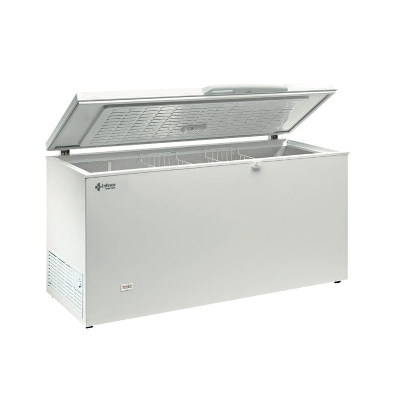 Laboratory freezer - HF400HC - Infrico - chest / 1-door / manual defrost
