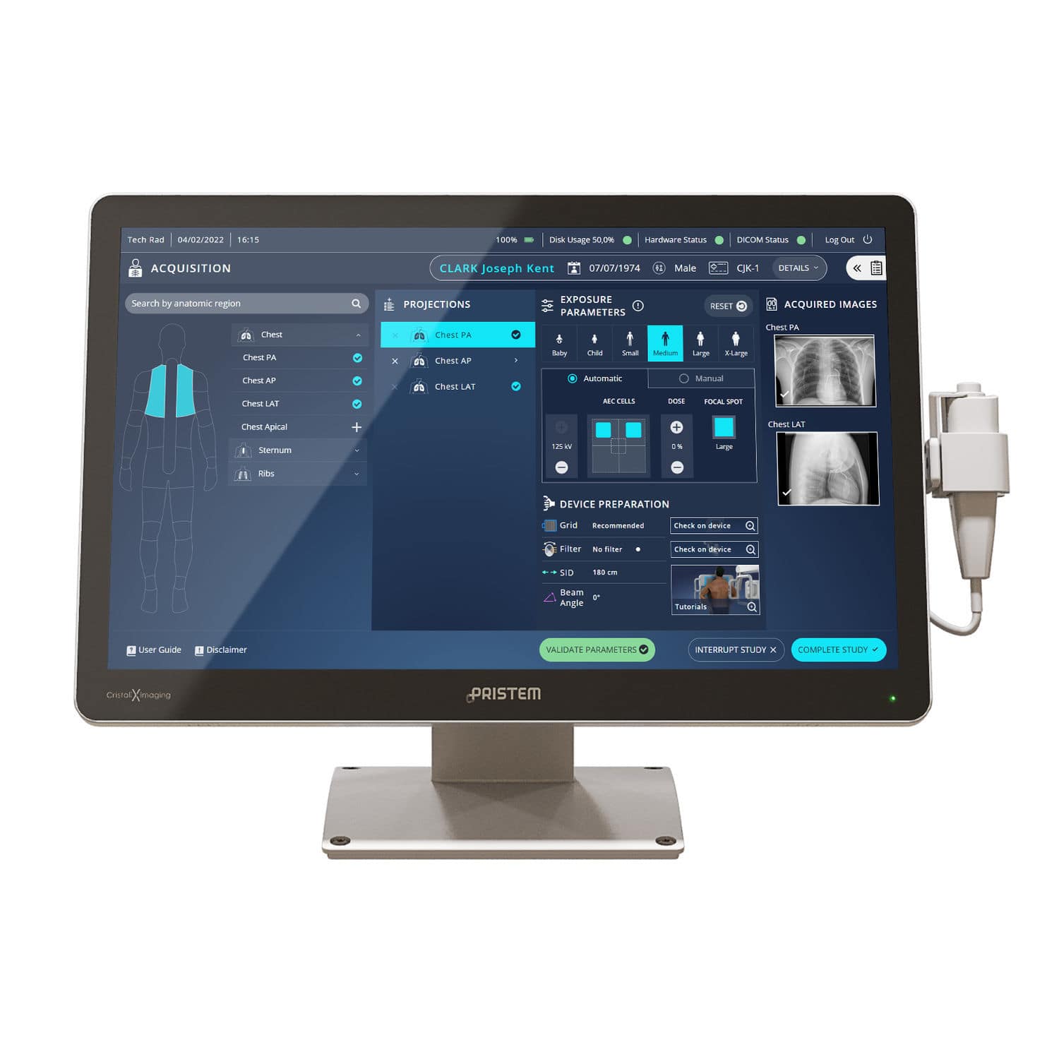 Data management software - CristaliXimaging™ - Pristem - DICOM viewing ...