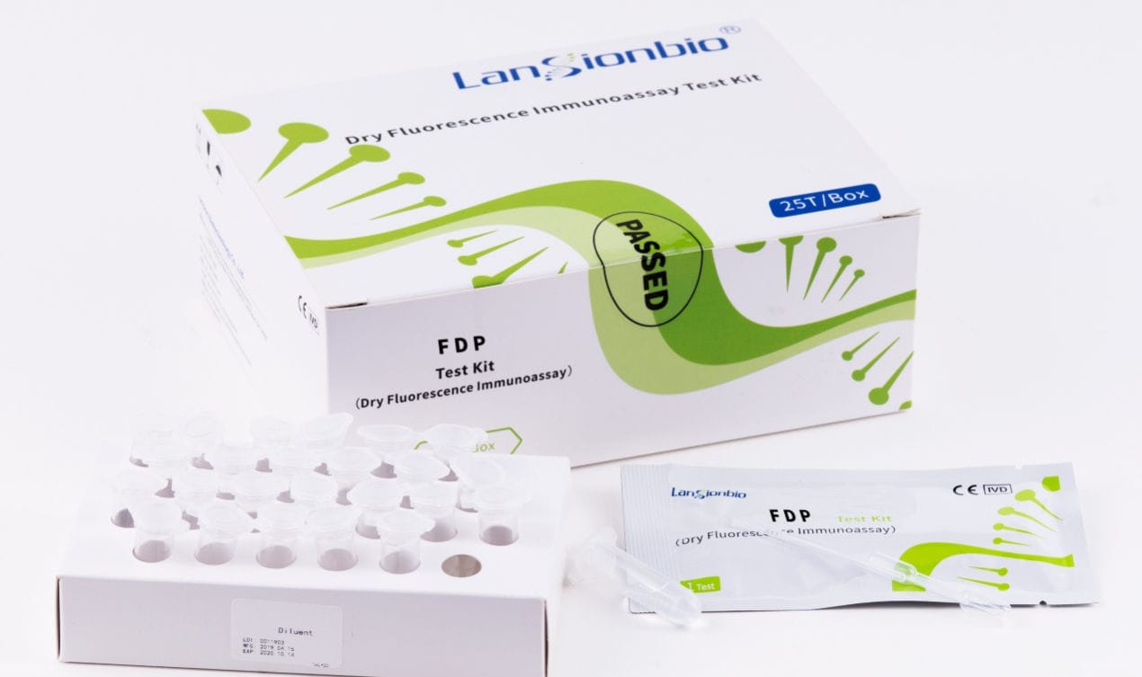 FDP test kit - Lansion Biotechnology Co., Ltd - for cardiovascular ...