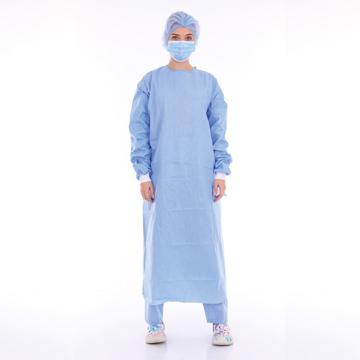Unisex surgical gown - SUBMED - blue
