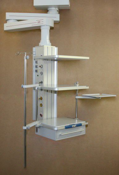 Medical pendant - M-GL - LeoCon Group - ceiling-mounted / single-arm ...
