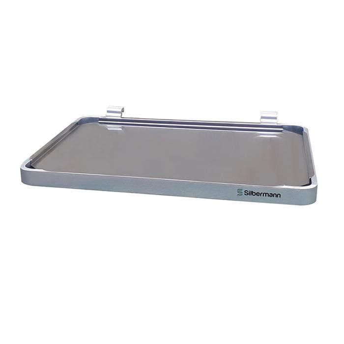 Stainless steel instrument tray - 4257001 - Silbermann Technologies