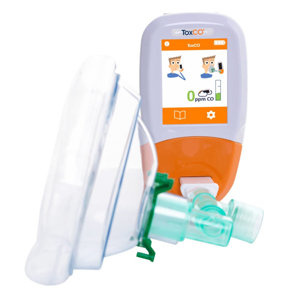 CO breathing monitor - ToxCO® - coVita - handheld / digital / with ...