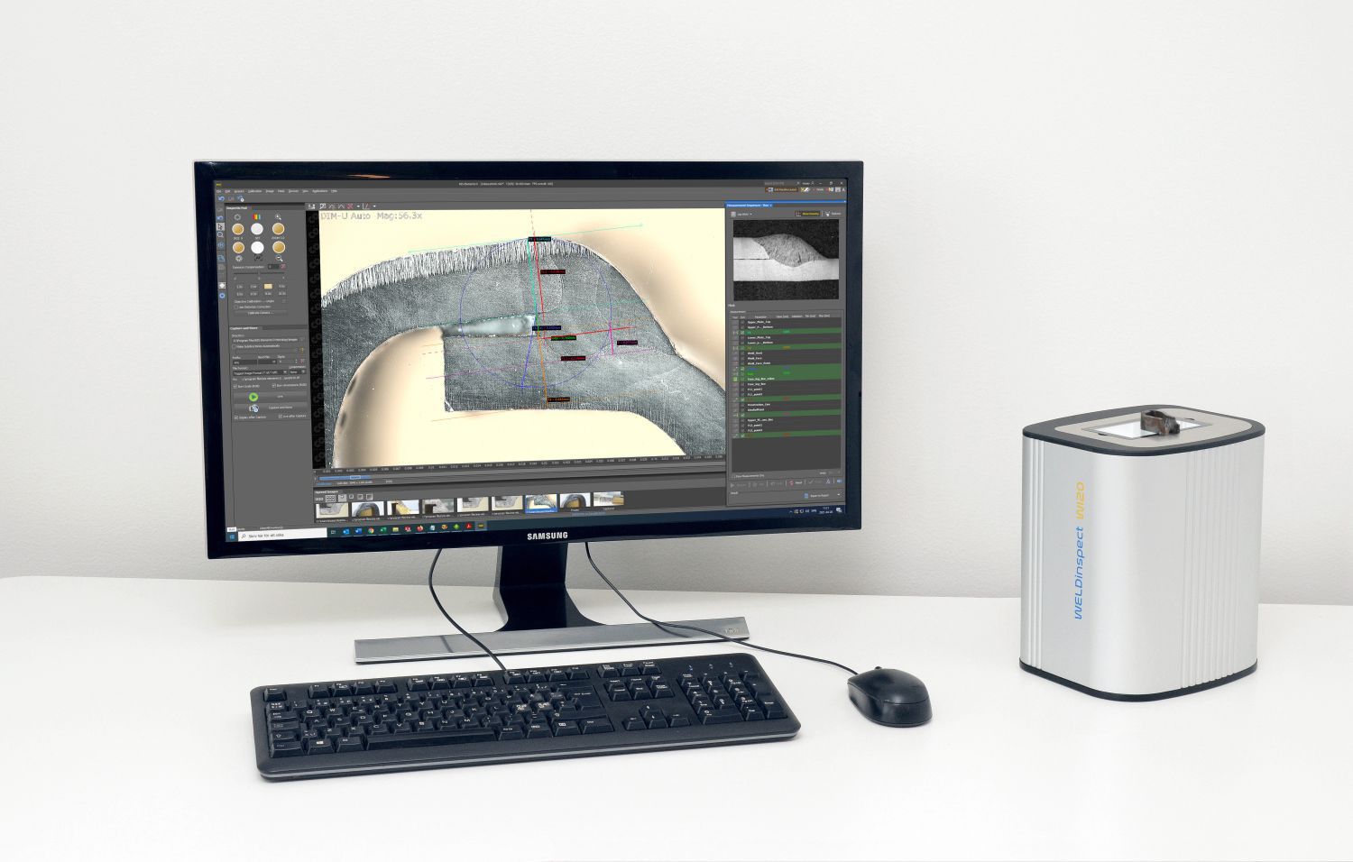 Optical microscope - HD-250 - Inspectis - digital / laboratory / inverted