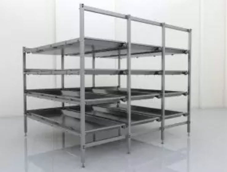 Storage rack - MORTUARY - PMT Scientific - modular / stainless steel ...