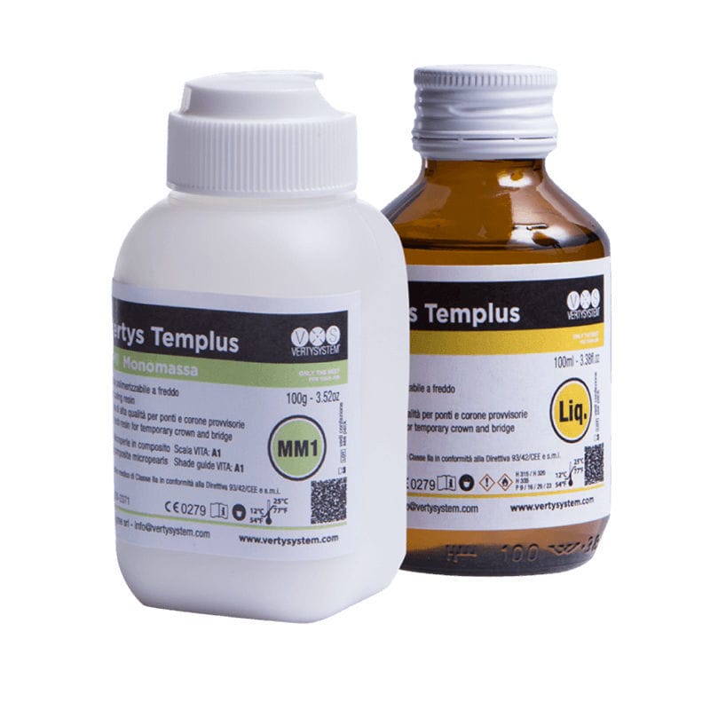 Resin dental material - MM3 - Vertysystem - A.Gree SRL - for dental crowns / for dental bridges ...