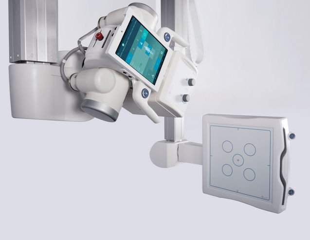 Ceiling-mounted X-ray tube stand - VISION AIR - Visaris