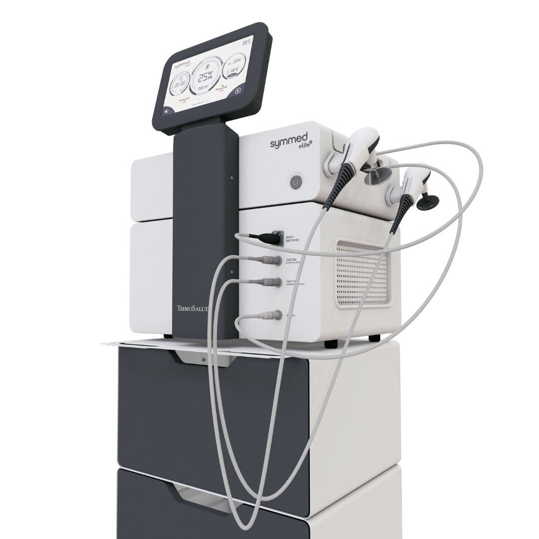 RF body contouring unit - SYMMED ELITE - Termosalud - trolley-mounted