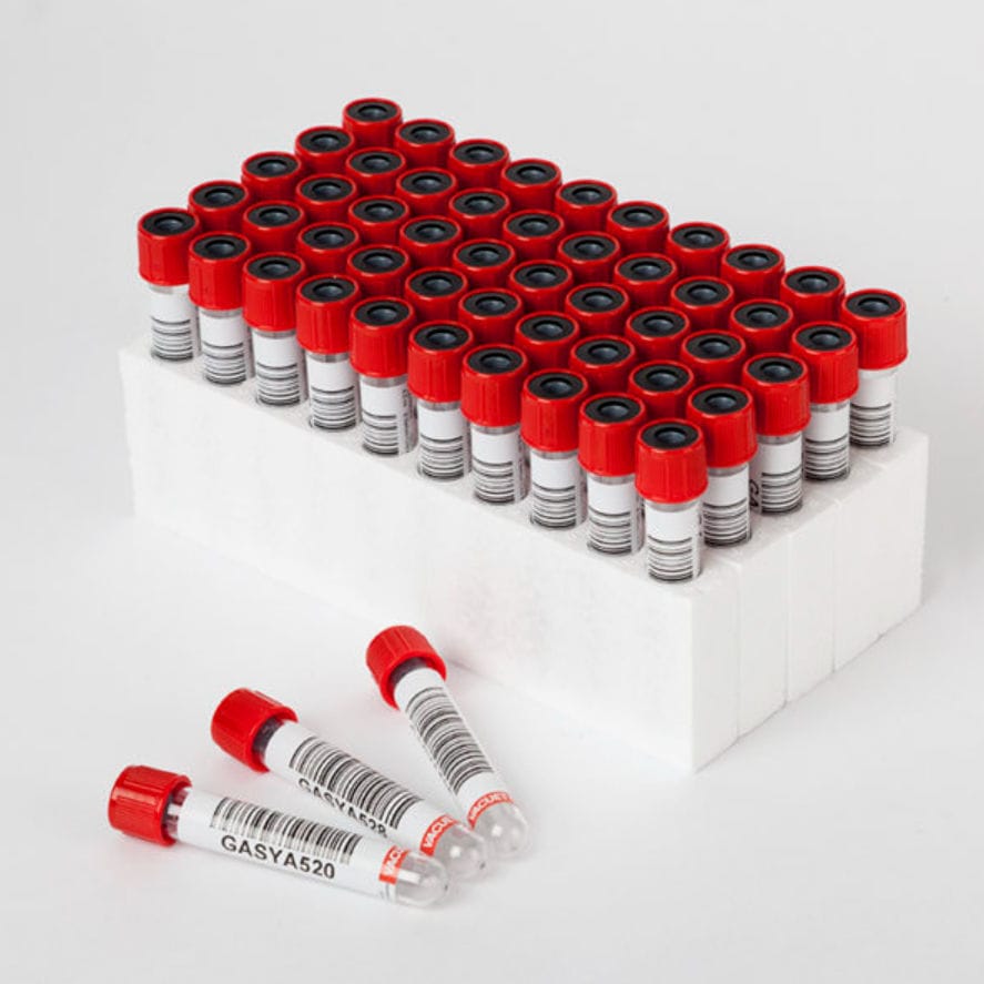 Laboratory test tube - 16.211 - Tecnovet - blood / urine / with barcode