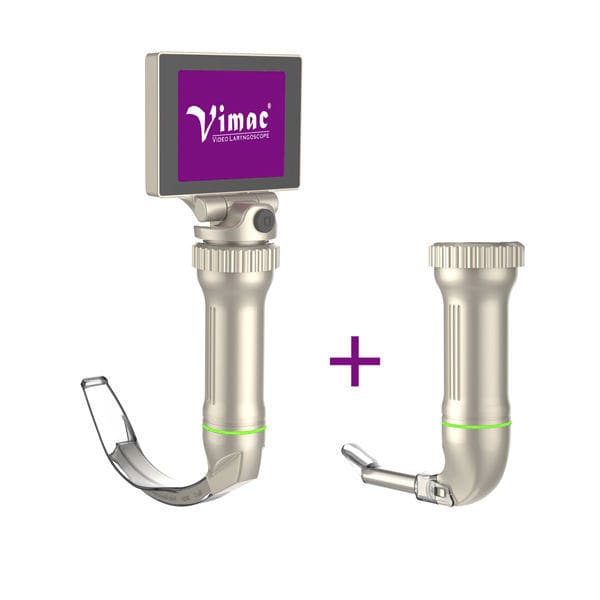 Video laryngoscope with integrated video monitor - VM120 - Vimac - with ...