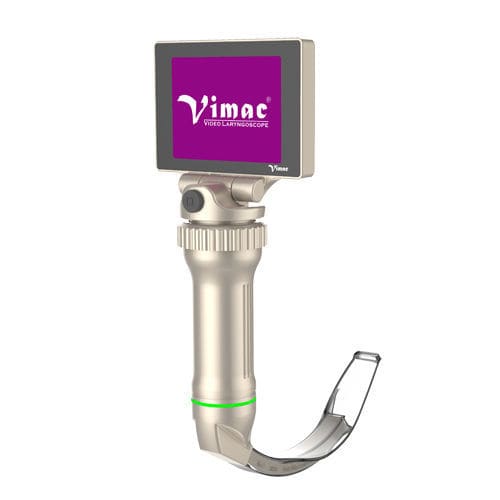 Video laryngoscope with integrated video monitor - VM1202 - Vimac ...