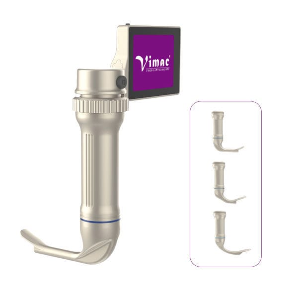 Video laryngoscope with integrated video monitor - VM1101R-DM03 - Vimac ...