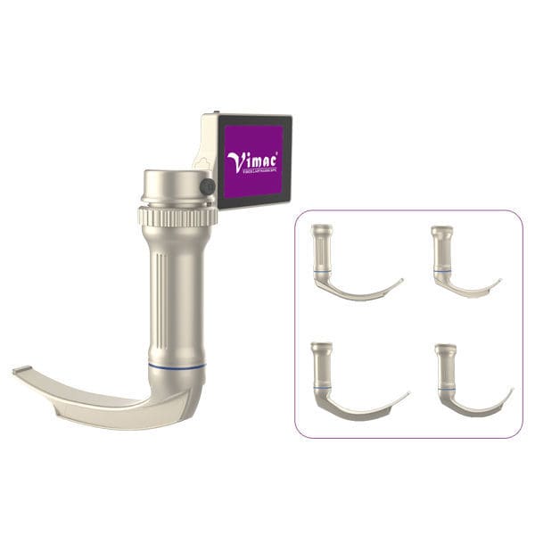 Video laryngoscope with integrated video monitor - VM1102R-DM03 - Vimac ...