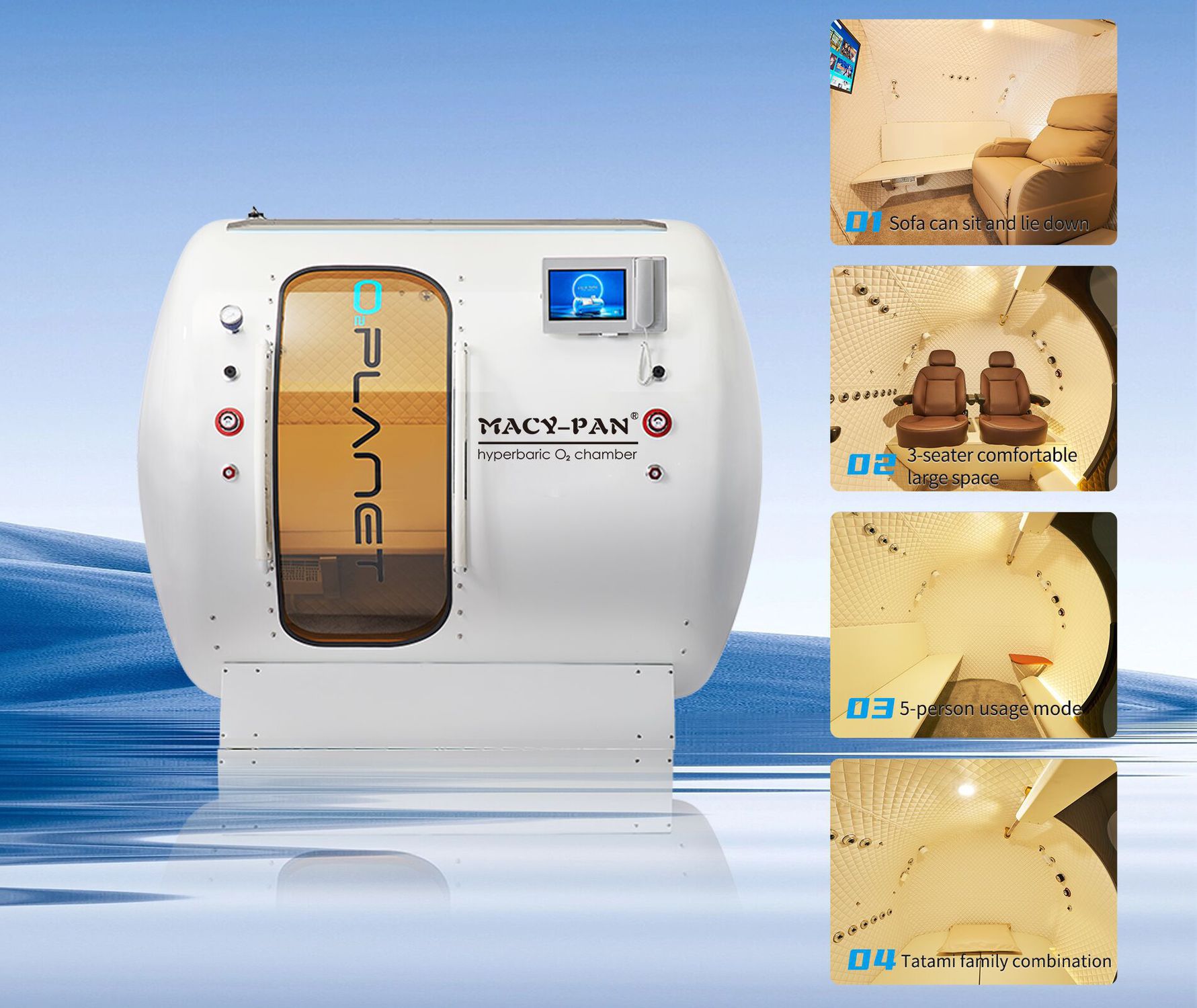 Oxygen therapy hyperbaric chamber - HE5000 - Shanghai Baobang Medical ...