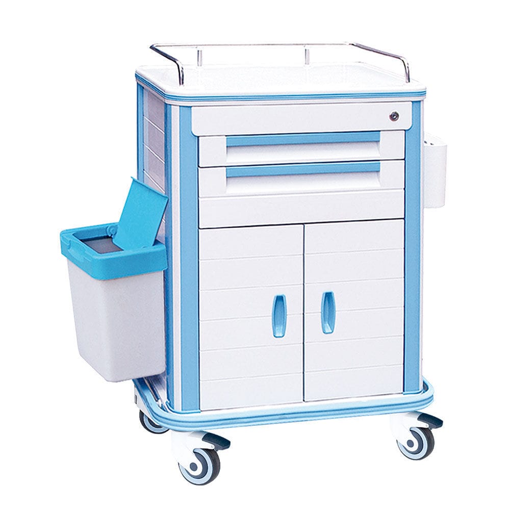 Medical trolley - FG-B-05 - Fangge Medical - for medicine / trash can ...