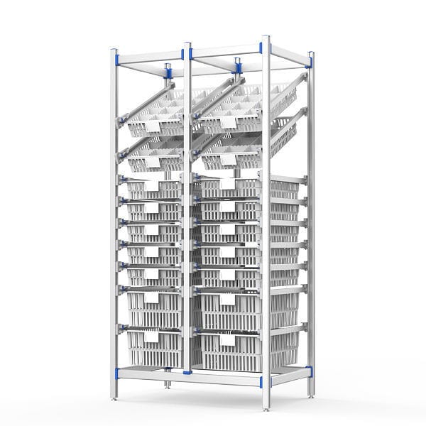 Aluminum storage rack - FG-P-4009F02 - Fangge Medical - modular / high ...