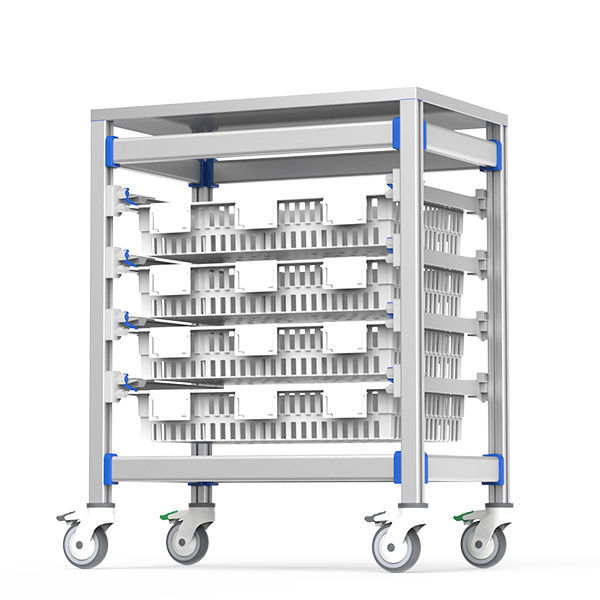 Storage trolley - FG-PW-6004F/B - Fangge Medical - stainless steel ...