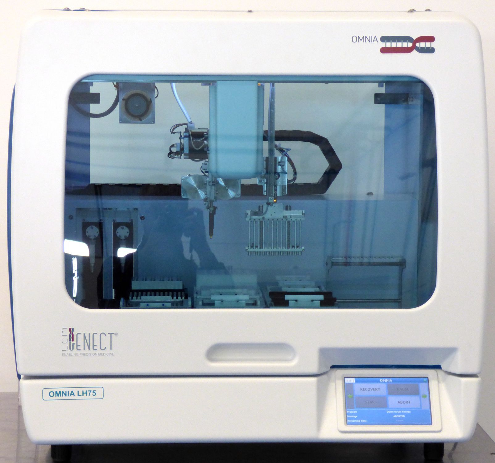 PCR laboratory workstation - OMNIA LH75 - LCM Genect srl - nucleic acid ...