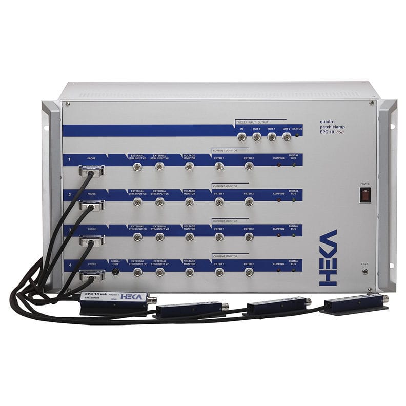 Double patch-clamp amplifier - EPC 10/n - HEKA - triple / manual / USB