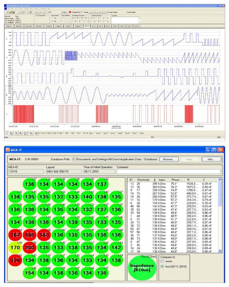 Control software - Multi Channel Systems - laboratory / wireless