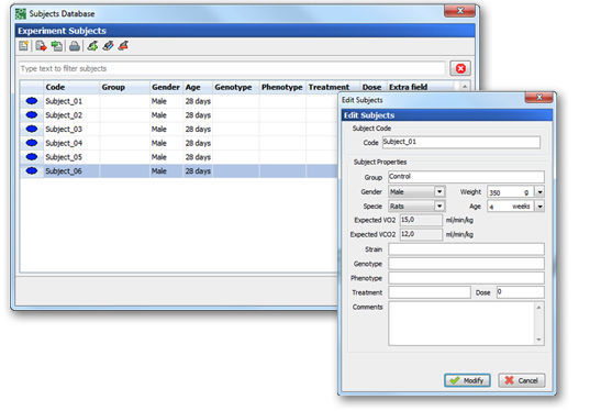 Animal research software - METABOLISM - Panlab - analysis / data ...